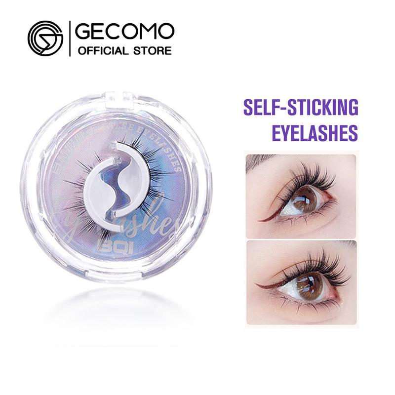 BQI Natural False Eyelashes No Need Glue Reusable Self Adhesive ...