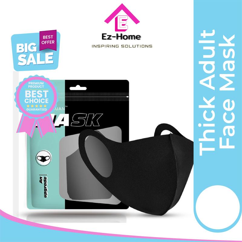 EzHome THICK Adult Face Mask for Men Women Ice Silk Cotton Ear - TikTok ...