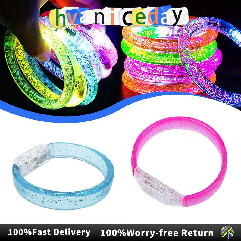 10pcs LED Glow Stick Bracelets Necklace Wristband Concert Bars - TikTok ...
