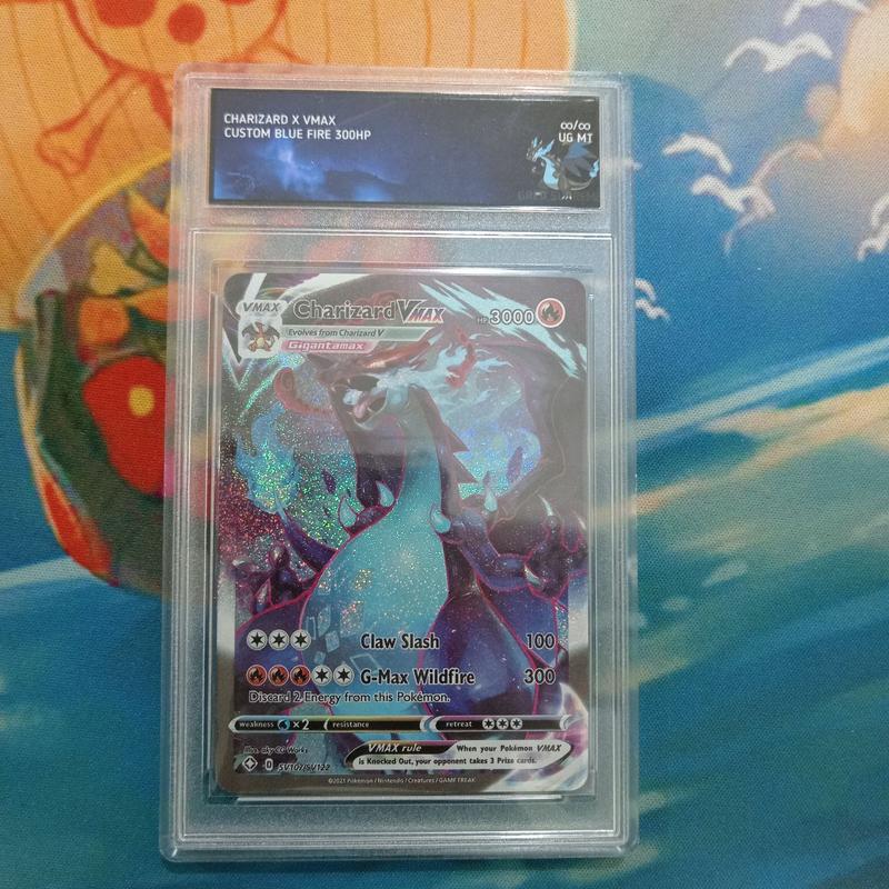 Charizard VMAX 3000 hp Pokemon PTCG CARD EDITION RARE Blue Slab ...