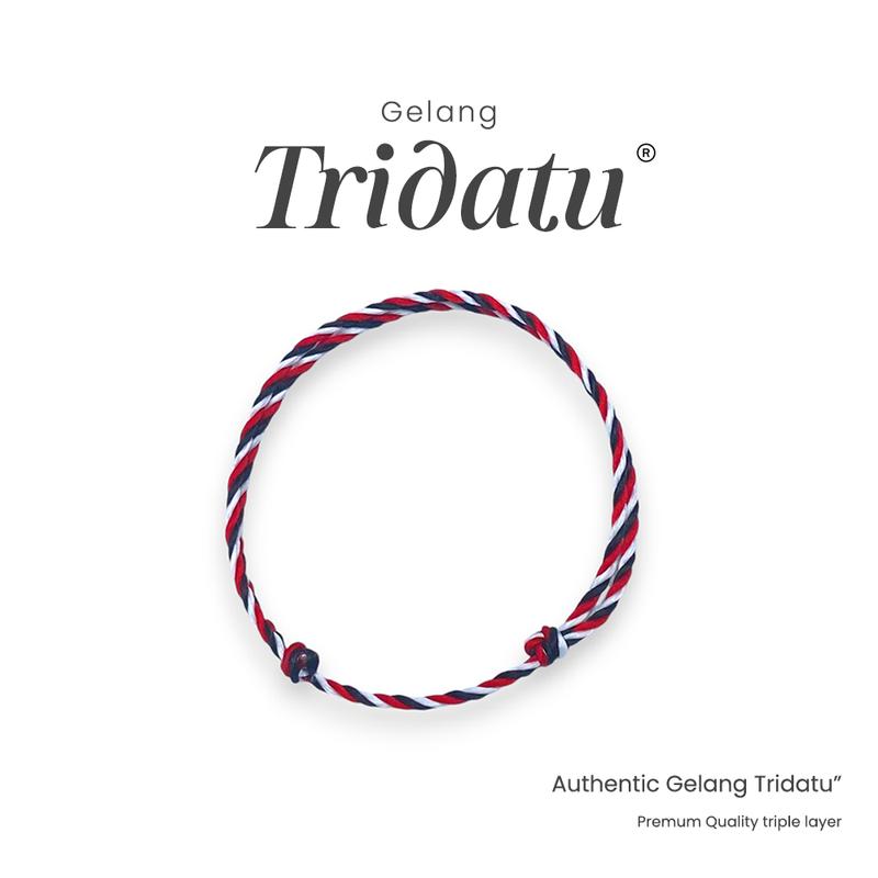 Gelang Tridatu polos Khas Bali Aksesori Premium Tiga Warna Merah Putih ...