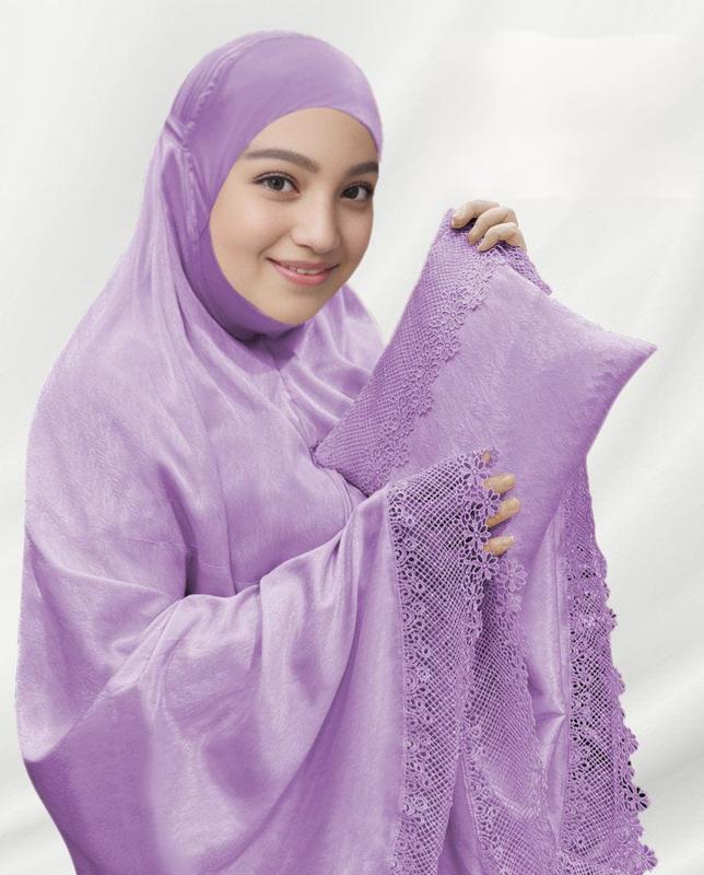 Telekung Prayer Dress- Full Set Top and Bottom- Free bag- Premium ...