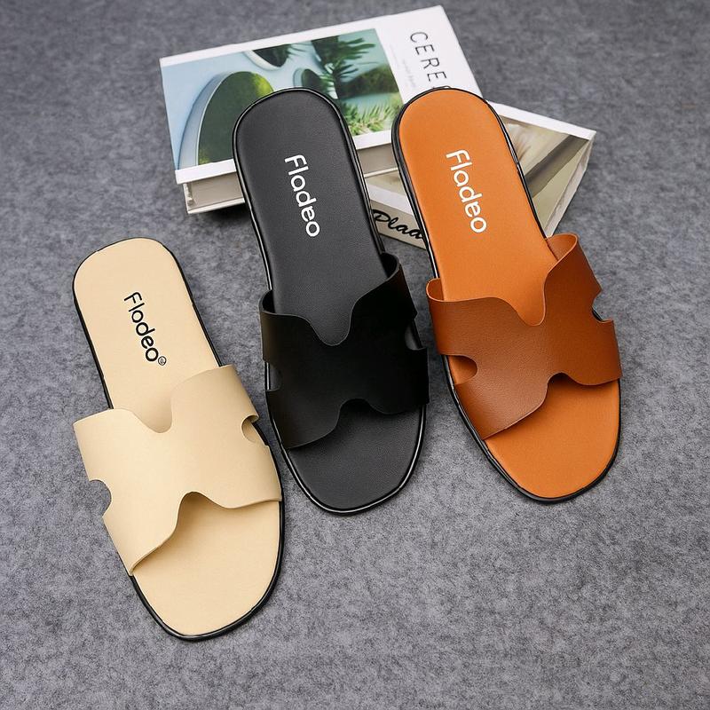 PROMO!! Sendal Wanita Model slop Simpel Elegan Cantik Flat Sandal ...
