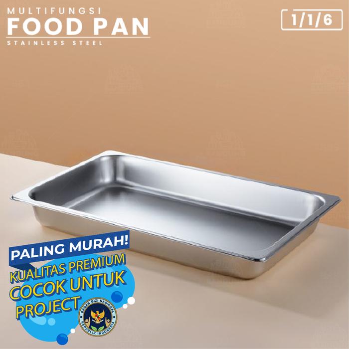 Promo Paling Murah! gastronom Food pan 1/1/ ke dalam 6.5cm Kualitas ...