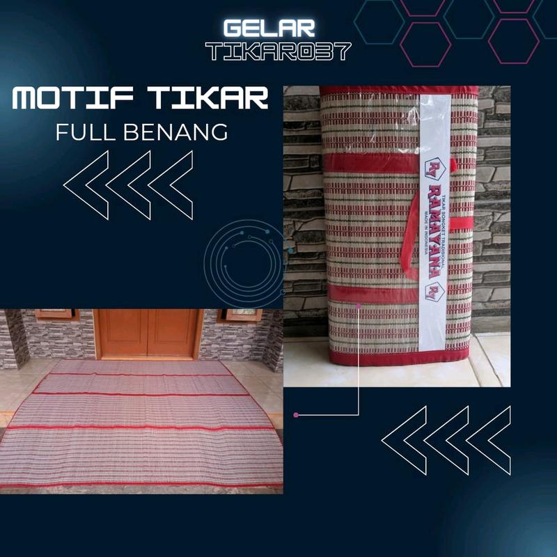 Tikar Mendong Tikar Lesehan Tikar Lipat 2x2 Lantai Pantai - Shop ...