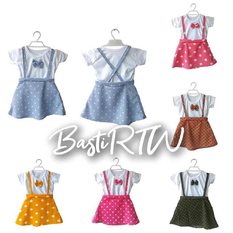 Yara Colored Palda & Spaghetti Blouse 1 to 3 Yrs Old - TikTok Shop ...