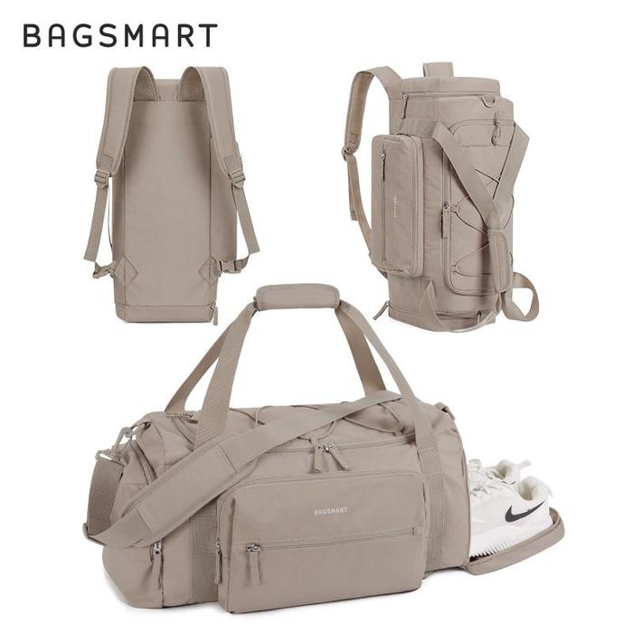 Promo Bagsmart 4-In-1 Tas Gym, Tas Duffle Ringan TSA untuk Perjalanan ...