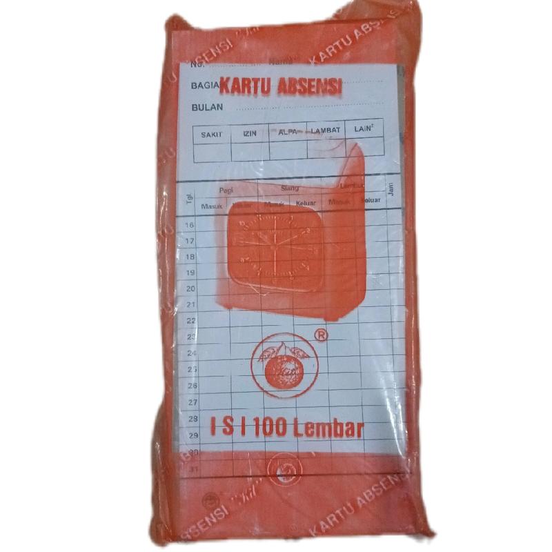 kertas absen isi 100 lembar / kertas absen amano - Shop | Tokopedia