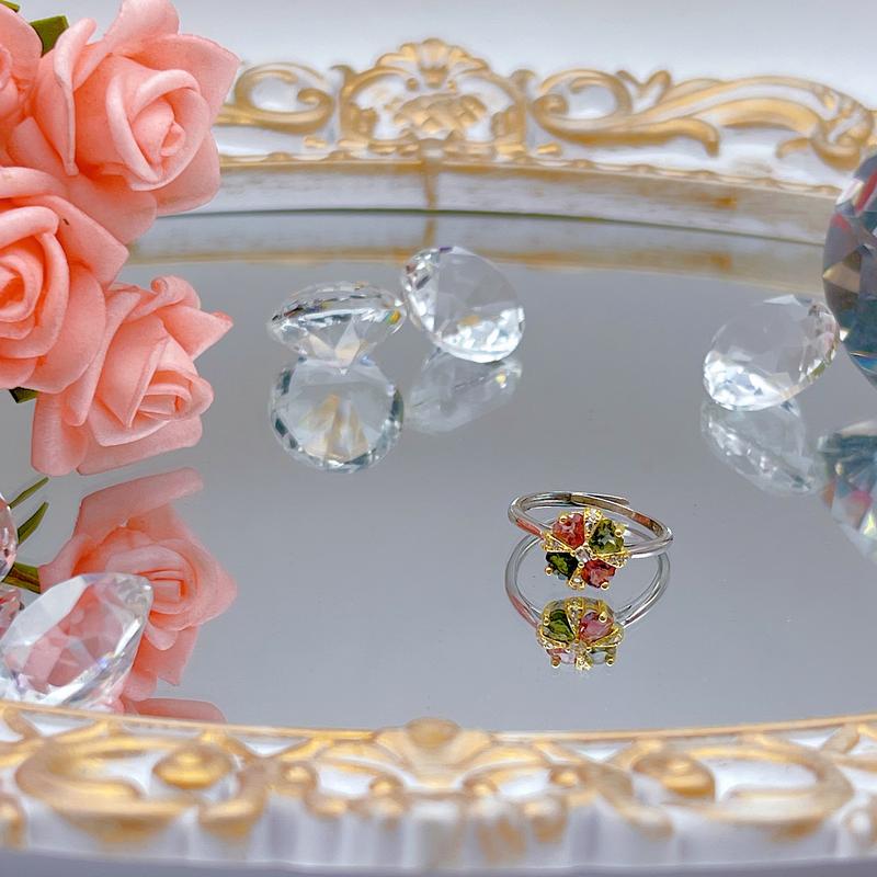 S925 clover tourmaline 06 ring Birthday Daily - TikTok Shop Philippines