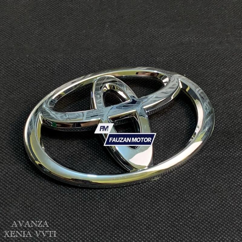 EMBLEM LOGO TOYOTA DAIHATSU AVANZA XENIA VVT-I WARNA CHROME ORIGINAL ...