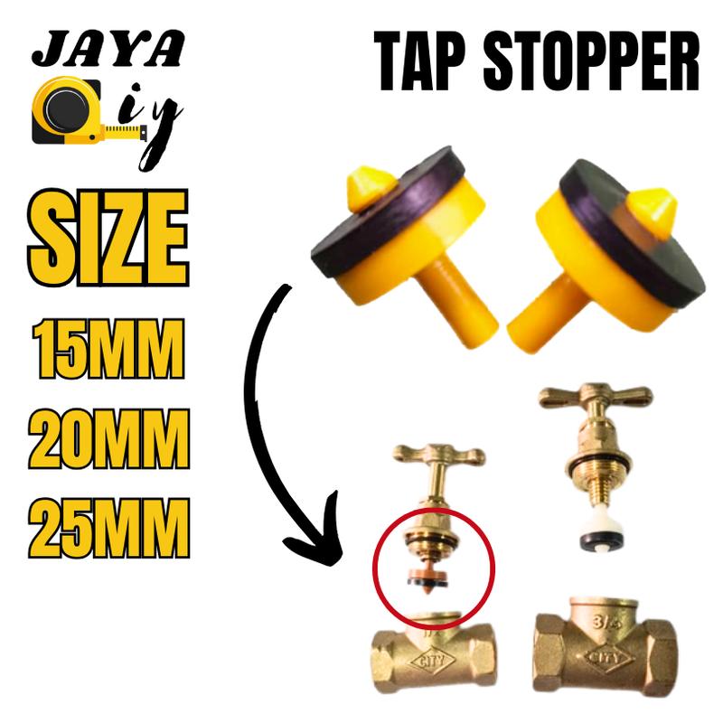 Tap Stopper 1/2'' & 3/4''& 1'' Brass Tap Stopcock Stopper Tembaga ...