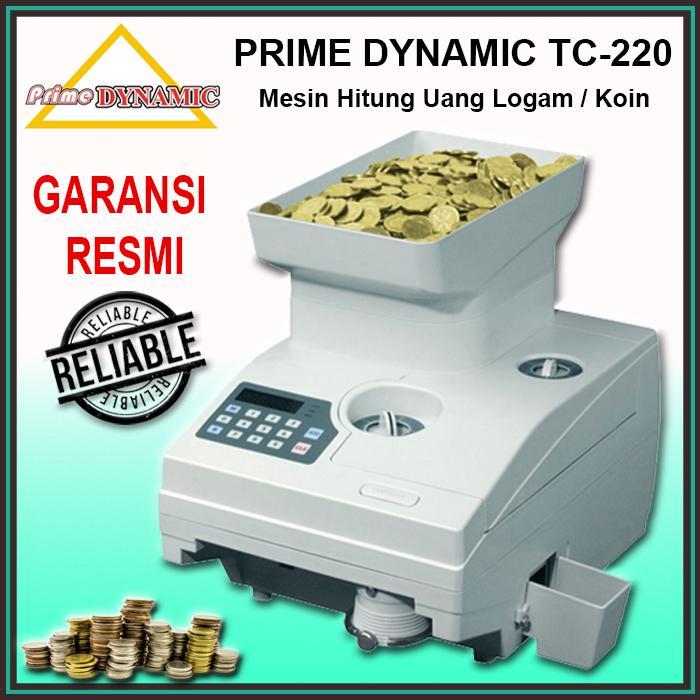 Mesin Penghitung Koin, PRIME DYNAMIC TC 220, Kapasitas Besar, Mesin ...