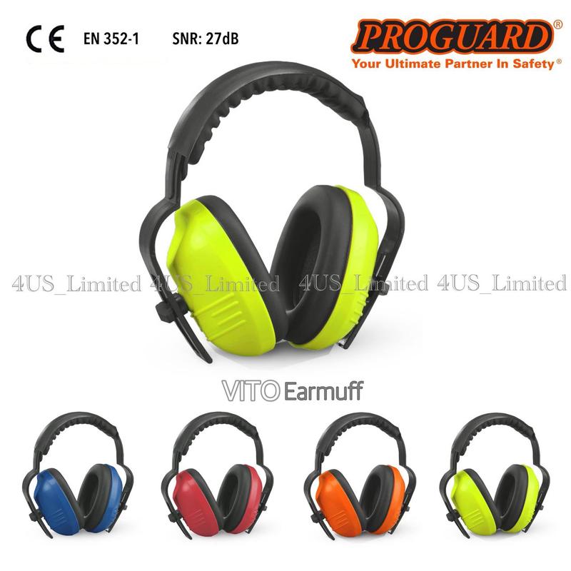 Proguard SNR 27DB Vito Earmuff WIth Rubber Head Band Adjustable ...
