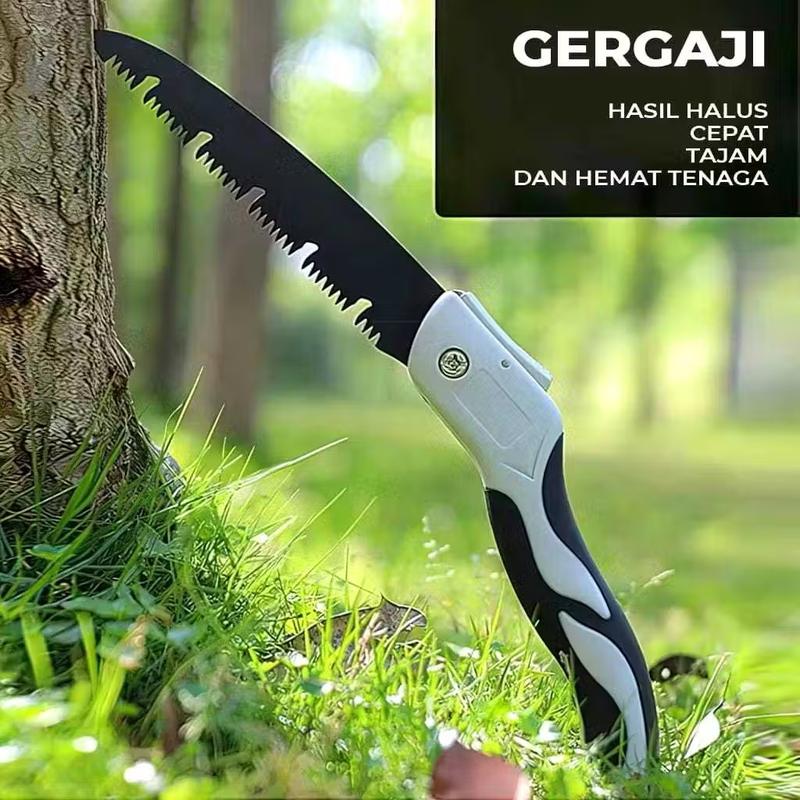 Gergaji Lipat Portable Gergaji Tangan Mini Folding Wood Handsaw uk 18cm ...