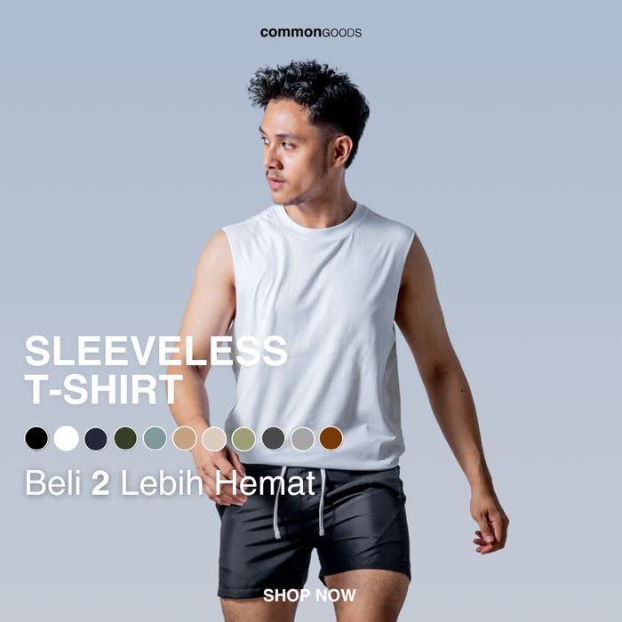 Promo Commongoods Super Soft Sleeveless T-Shirts Series - White, XL ...