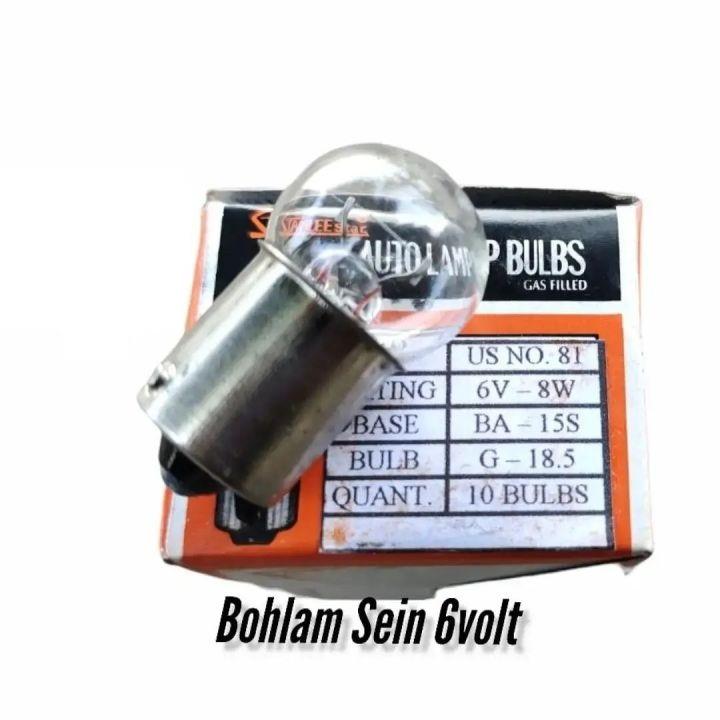 Bohlam sein 6 volt buat CB GL C70 c700 WIN SUPERCUP Lampu Motor ...