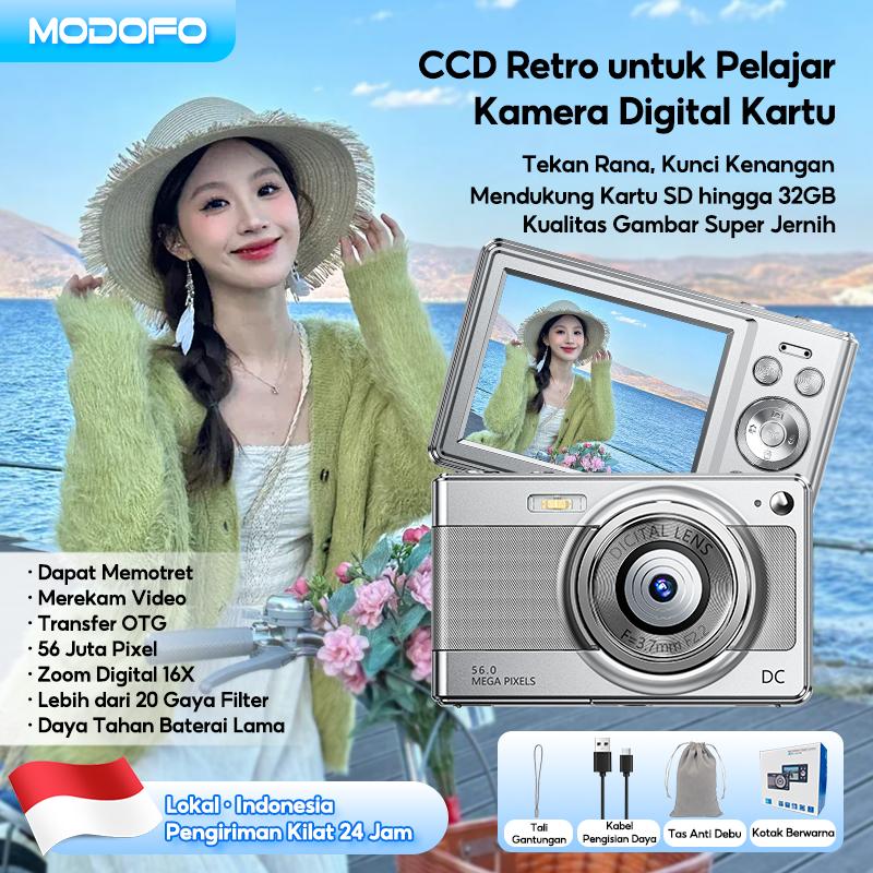 MODOFO C15 Kamera Digital Retro, 56MP Kamera Kompak Autofoku - Shop ...
