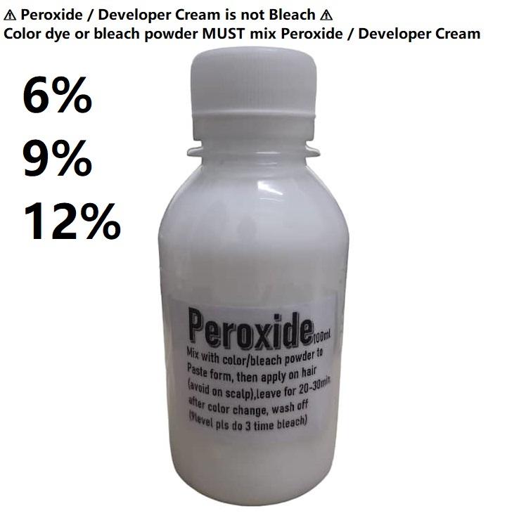 Hair Bleach Peroxide Developer Cream Bleaching Dye Peroxide Hair ...