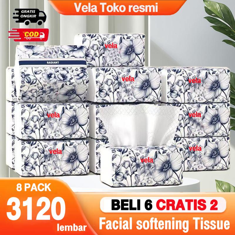 [BELI 6 GRATIS 2] 3 PLY, 390 SHEETS Vela TissueVela Tisu Mewah - Shop ...