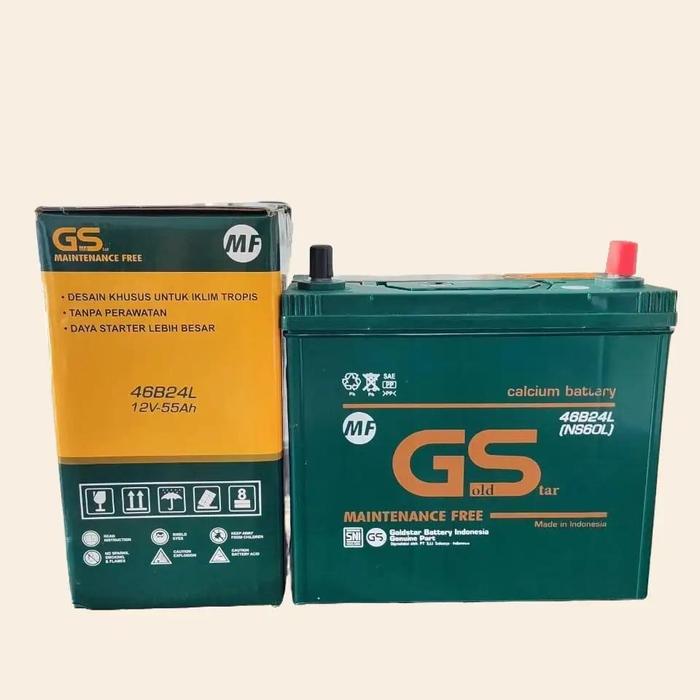 Jual AKI MOBIL GS GOLDSTAR TIPE NS60L MF 12V55AH untuk GrandLivina ...