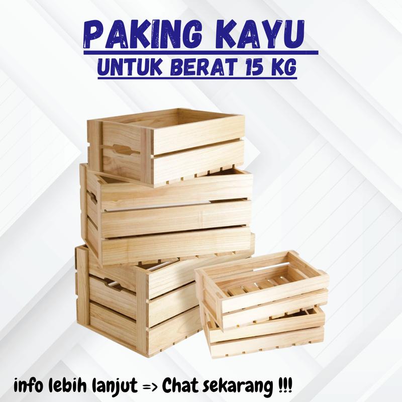 Paking kayu untuk berat barang 15 Kg - Shop | Tokopedia