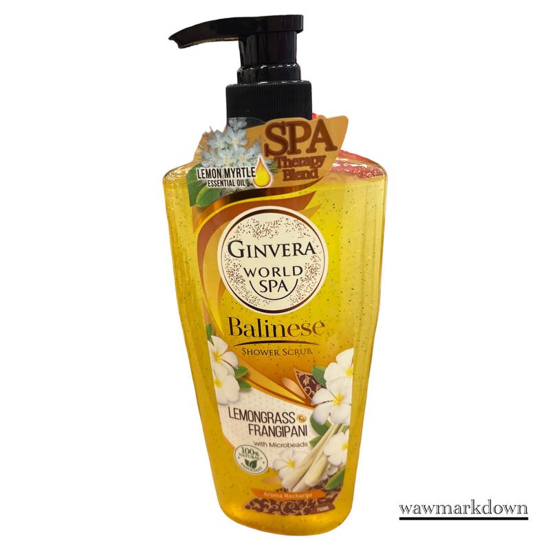 GINVERA WORLD SPA SCRUB BALINESE LEMONFRASS&FRANGIPANI(750ML) - TikTok ...