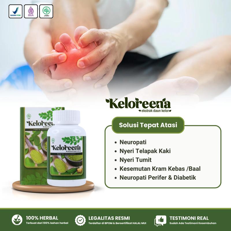 Keloreena - Obat Neuropati, Nyeri Tumit, Nyeri Telapak Kaki, Kram ...