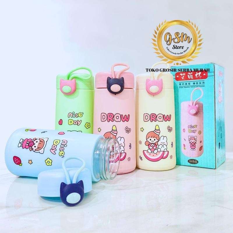 BOTOL KACA NICE DRAW 300ml FREE BOX cocok untuk souvenir ulang - Shop ...