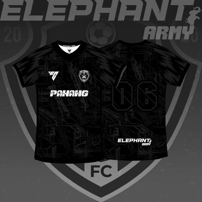 Pahang FC All Black Fans Edition Jersey Unisex Baju Sport Aira - TikTok ...