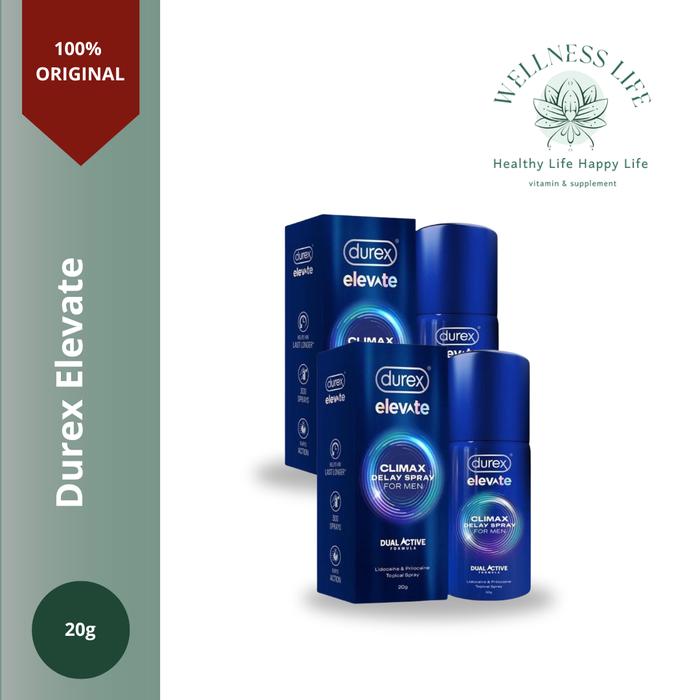 Promo Durex Elevate Climax Delay Spray | Spray tahan lama kuat untuk ...