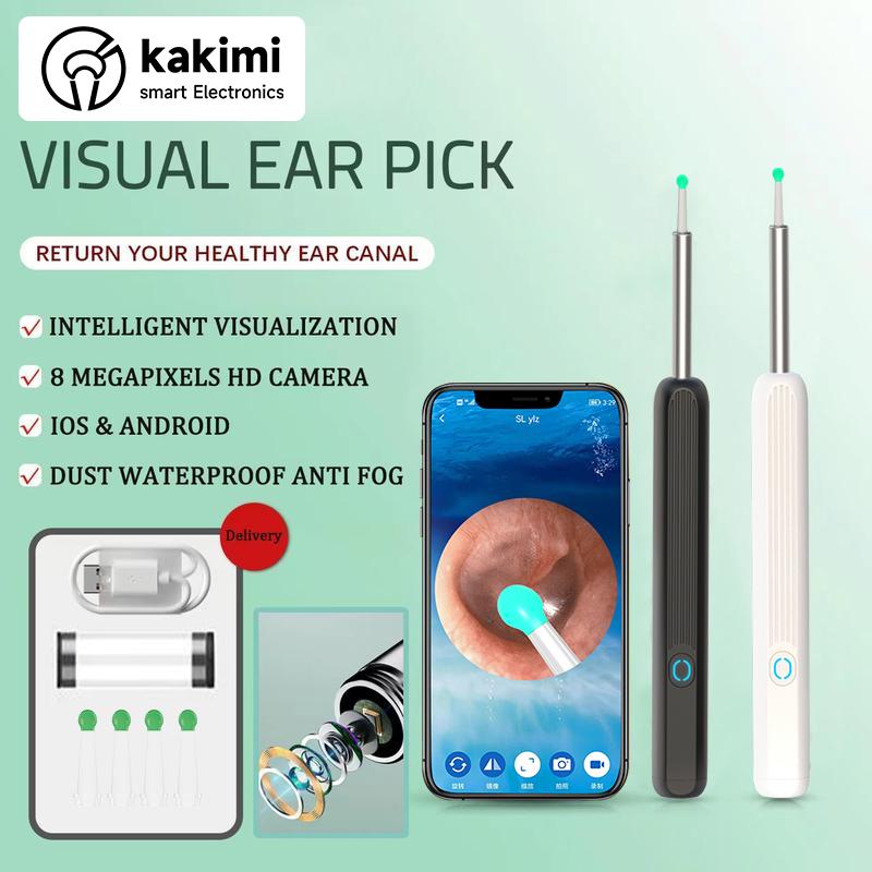 Kakimi smart LED ear lighter Ear Cleaner ear lighter led camera ...
