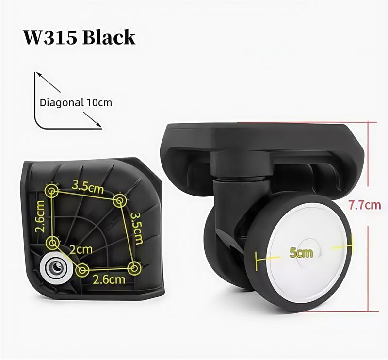 W315 Trunk trolley case Suitcase Luggage wheels Universal Durable ...