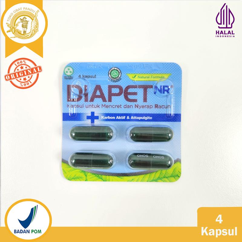 DIAPET NR STRIP 4 KAPSUL / OBAT DIARE - Shop | Tokopedia