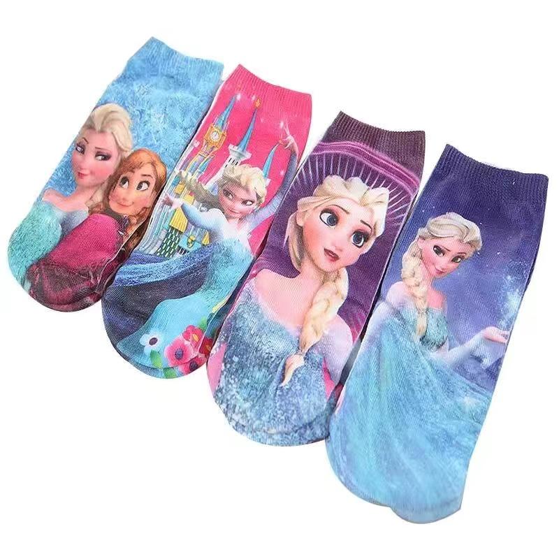 YoFunny house Anti Slip Kids Socks Baby Sock Princess-Elsa Frozen ...