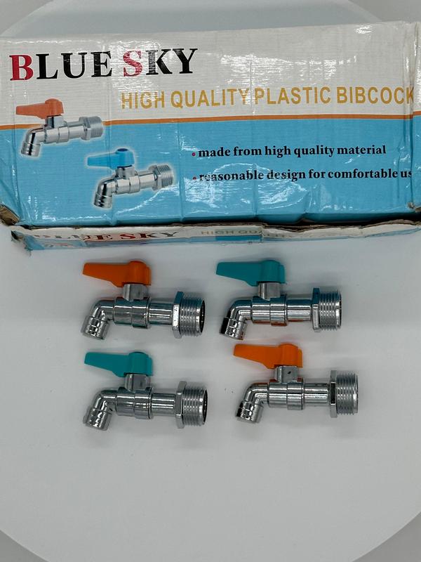 Kran Air PVC blue sky 3/4” Keran Taman / kran Tembok 3/4 inch, 3/4 inci ...