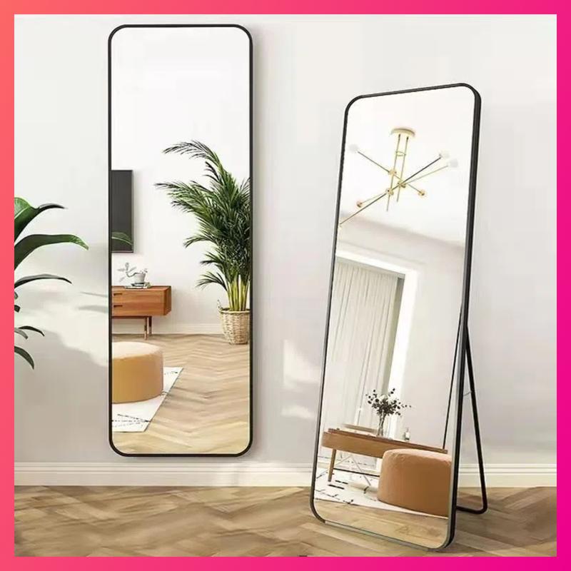 VELLO Standing Long Mirror Home decor Full-length mirror fillet ...