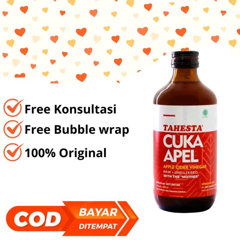Cuka Apel Tahesta 320 ml | Cuka Apel | Apple Cider Vinegar Organik ...