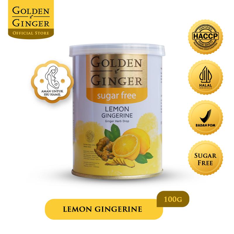 Golden Ginger Lemon Gingerine Sugar Free 100 gram (CAN) - Shop | Tokopedia
