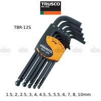 Jual TRUSCO Ball Point Hexagonal Bar Wrench Set 1.5-10mm Standard Type ...