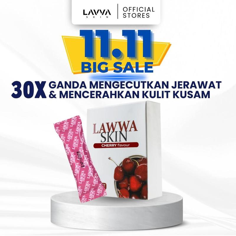 Lawwa Skin Cherry (COLLAGEN) - Mencerahkan kulit , Jerawat, Jeragat ...