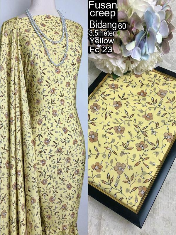 new arrival kain pasang fusan creep bidang 60 ready stock - TikTok Shop ...