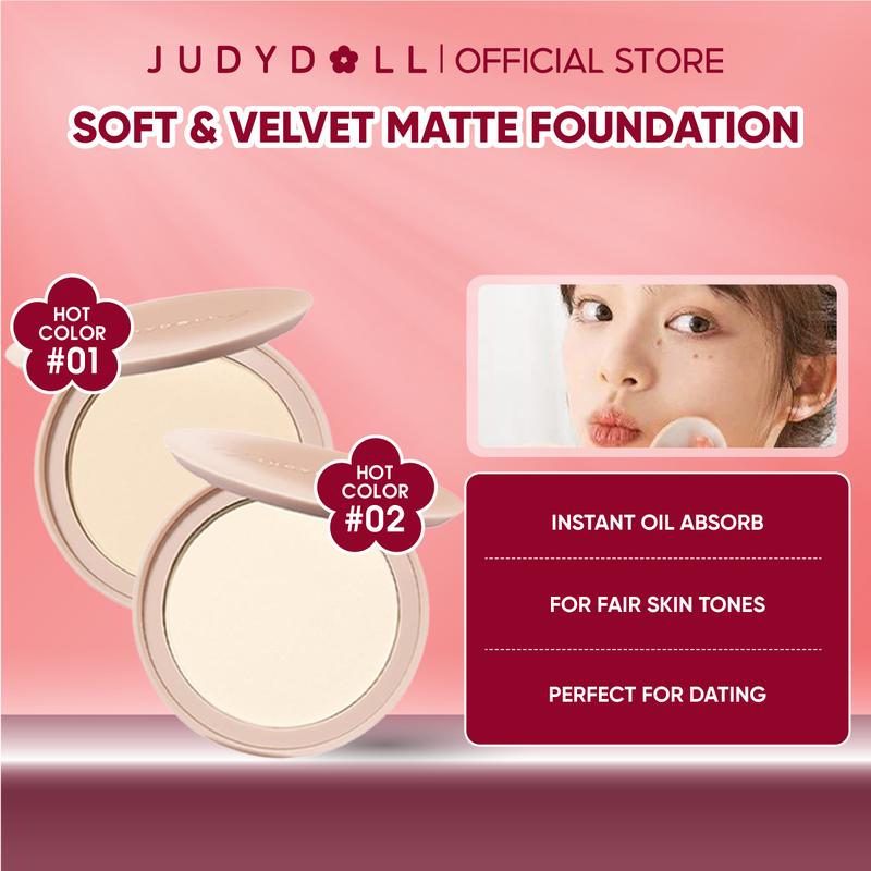 Judydoll Bedak Asas Matte Lembut & Baldu 4g / Soft & Velvet Matte ...