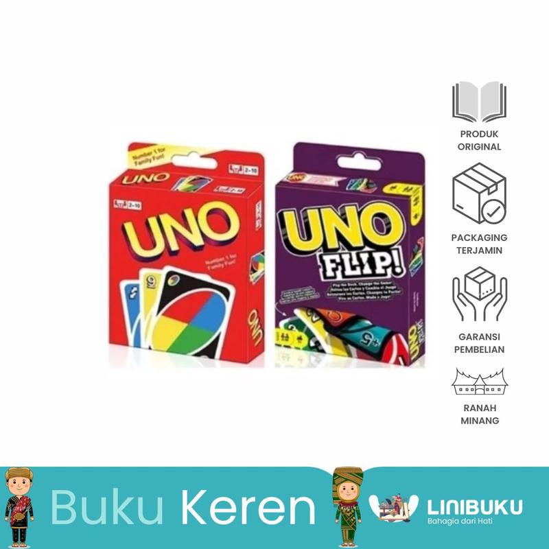 Buku - Kartu UNO dan Kartu UNO FLIP Permainan keluarga - Shop | Tokopedia
