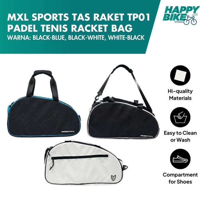 Jual MXL SPORTS TAS RAKET TP01 PADEL TENIS BULUTANGKIS BADMINTON RACKET ...