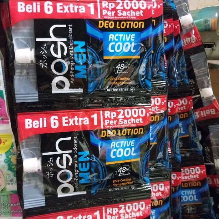 Jual {Beli 12 bonus 2 Pcs} POSH DEOLOTION SACHET DEODORANT | POSH HIJAB ...