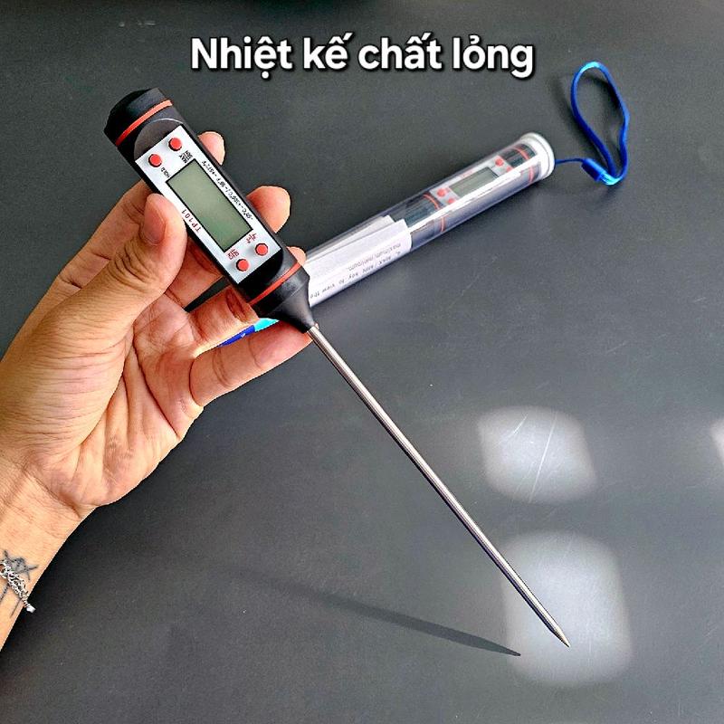 Nhiệt kế chất lỏng dạng bút, đuôi que inox, dùng đo nhiệt độ - TikTok ...