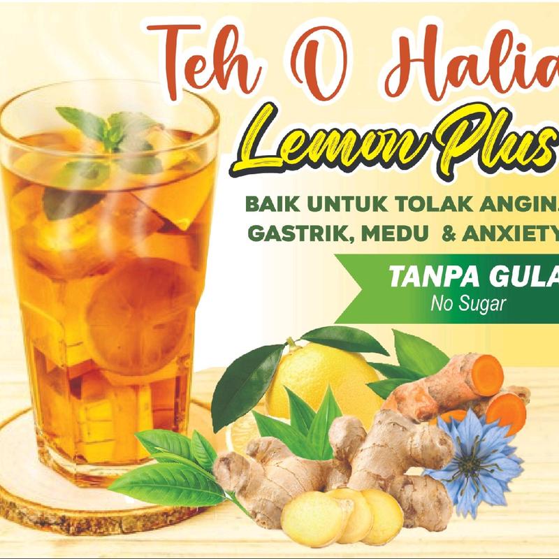 Teh O Halia Lemon Stevia + Habbatulsauda Tolak Angin 25g(1 Sachet ...