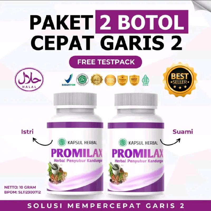 PROMO PROMILAX PROMIL CEPAT HAMIL PASUTRI KAPSUL PENYUBUR KANDUNGAN ...