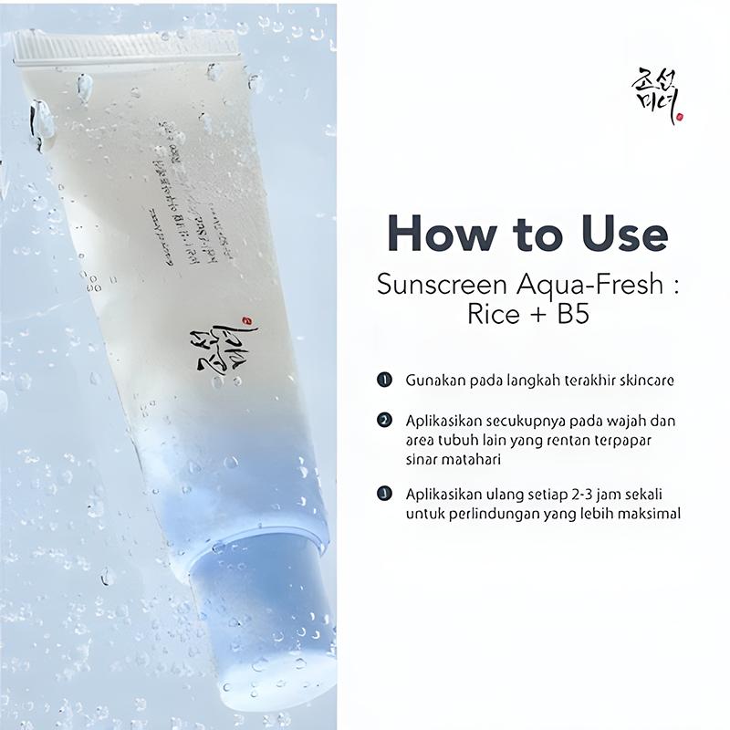 Tabir Surya Beras Bening Korea Alami 50ml - Shop | Tokopedia