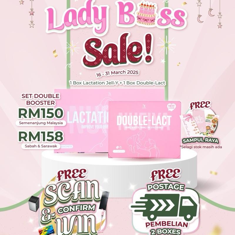 SET DOUBLE BOOSTER ( Lactation jelly 20 sachet + Double-Lact - TikTok ...